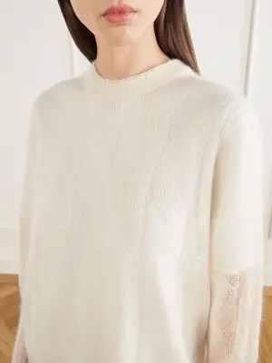 JOSEPH Delfina Mohair And Silk-blend Sweater