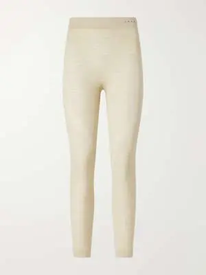 Falke Stretch Wool-blend Leggings - Ecru