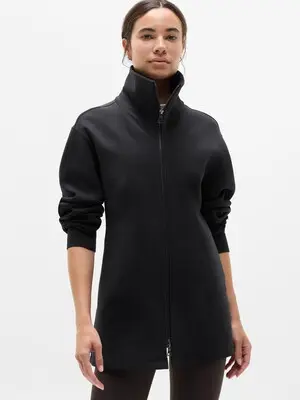 Athleta Form Knit Seamed Full Zip - Black