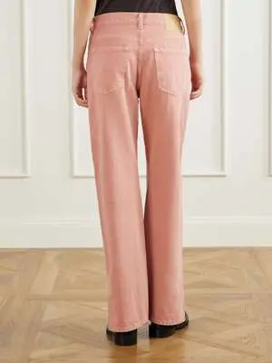 B Sides Charlot Split Hem Mid-rise Wide-leg Jeans