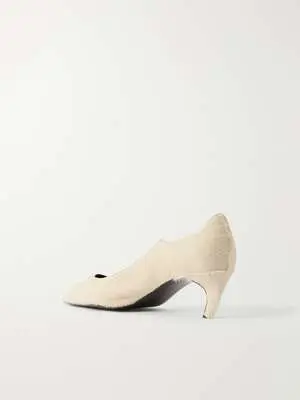 Khaite Valerie 55 Calf Hair Pumps
