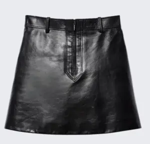 Gucci Leather Mini Skirt - Black