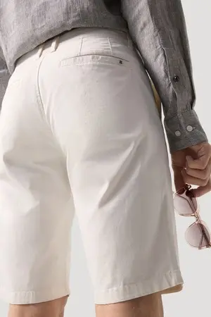 Bogner Miami Cotton Shorts - Cream