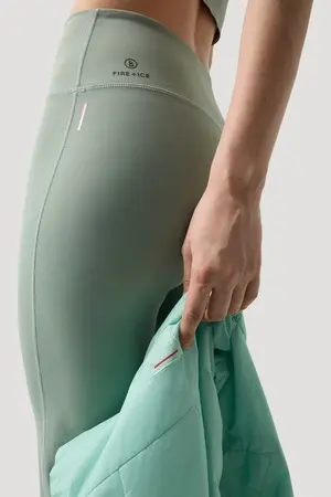 Bogner Flared Tights Lathi - Eucalyptus