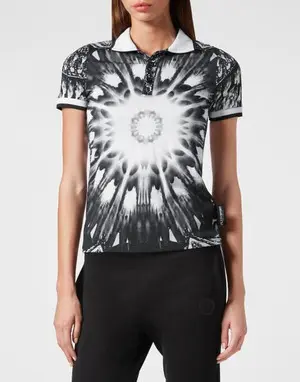 PLEIN SPORT Polo Shirt Optical Flower