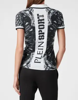 PLEIN SPORT Polo Shirt Optical Flower
