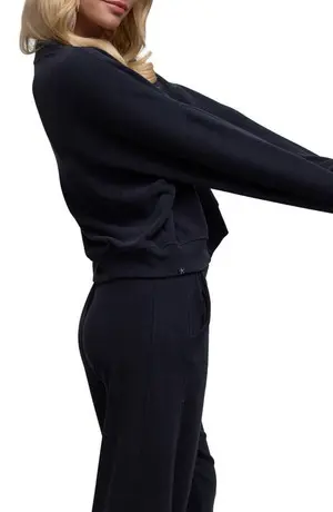 Barefoot Dreams Brushed Fleece Pullover - Black