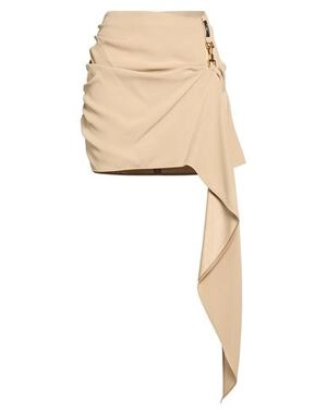 Elisabetta Franchi Mini Skirt Size Acetate, Viscose - Sand