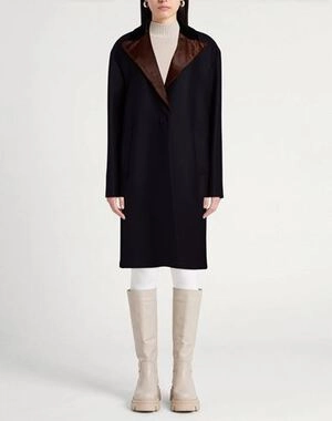 JACOB COHЁN Coat Size Wool, Polyamide, Cashmere, Calfskin