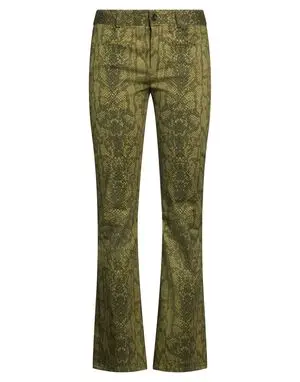 Alberta Ferretti Pants Military Size Cotton, Elastane