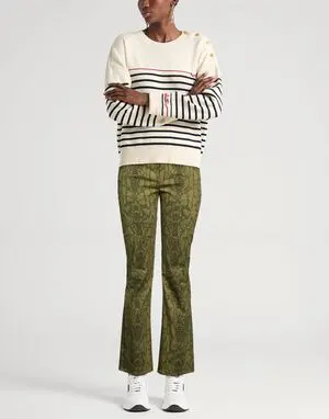 Alberta Ferretti Pants Military Size Cotton, Elastane