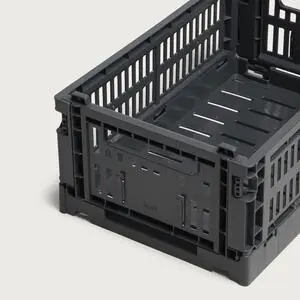 HAY Small Recycled Colour Crate - Charcoal