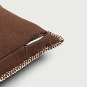 TEKLA Lambswool Cushion - Walnut