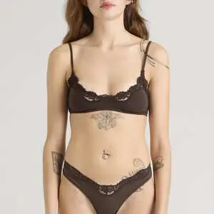 SKIMS Fits Everybody Lace Scoop Bralette