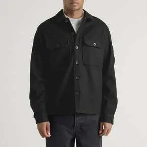 C.P. COMPANY Felt Lens Overshirt - Black