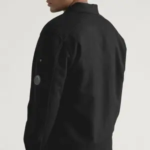 C.P. COMPANY Felt Lens Overshirt - Black