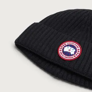 Canada Goose Cashmere Blend Rib Toque Beanie