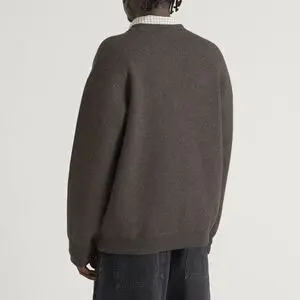 Studio Nicholson Moraycashmere Double Sweatshirt - Mouse
