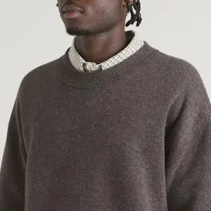 Studio Nicholson Moraycashmere Double Sweatshirt - Mouse