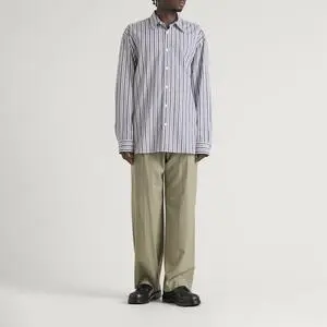 Dries Van Noten Croom Stripe Cotton Poplin Shirt