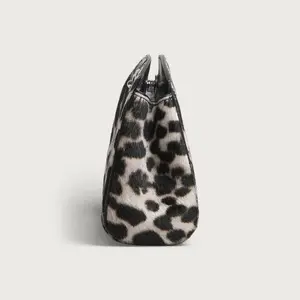LIFFNER Pushlock Haircalf Clutch Bag