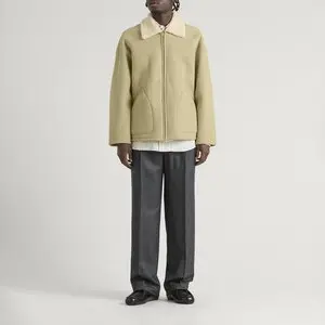 Auralee Shearling Zip Blouson