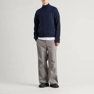 HIKING PATROL Essence Mohair Mixed Knit Top