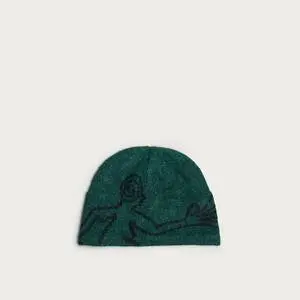 HIKING PATROL Mascot Mohair Mixed Beanie - Forest Green