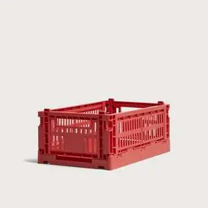 HAY Small Recycled Colour Crate - Red