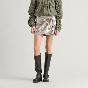 HOSBJERG Delilah Sequin Mini Skirt