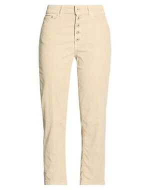 DONDUP Pants Size Cotton, Lyocell, Elastane - Beige