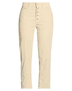 DONDUP Pants Size Cotton, Lyocell, Elastane - Beige