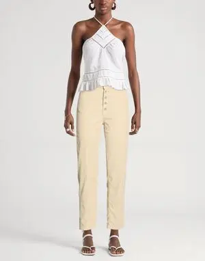 DONDUP Pants Size Cotton, Lyocell, Elastane - Beige