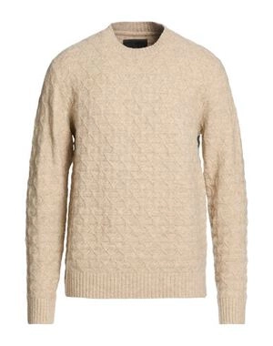 JACK & JONES Premium Sweater Size Acrylic, Recycled Polyester, Wool, Elastane - Beige