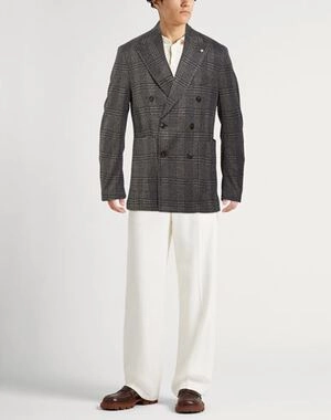 MANUEL RITZ Blazer Size Viscose, Polyester, Cotton, Elastane