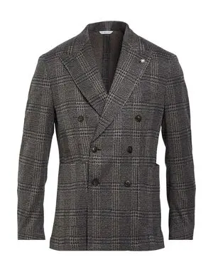 MANUEL RITZ Blazer Size Viscose, Polyester, Cotton, Elastane