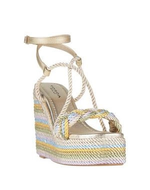 TOSCA BLU Espadrilles Platinum Size Textile Fibers, Synthetisches Material