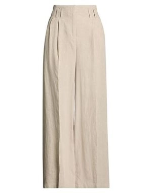 Max & Co. Pants Khaki Size Linen - Beige