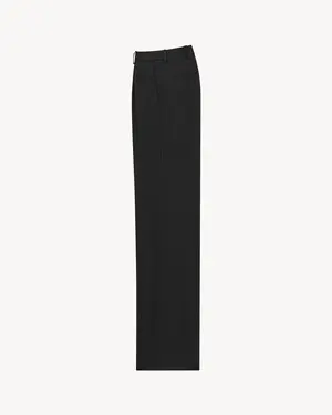 Saint Laurent Pants In Grain De Poudre