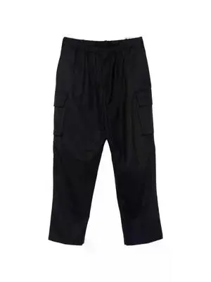 LARDINI Internal-drawstring Cargo Pants - Blue