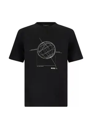 BOSS Graphic-print T-shirt - Black