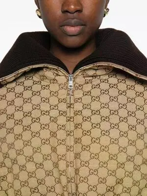 Gucci Gg Canvas Puffer Jacket - Neutrals