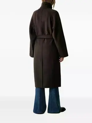 VICOLO Double-breasted Belted Coat
