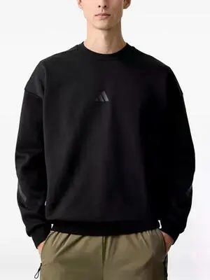 Adidas Z.n.e Logo-print Sweatshirt - Black