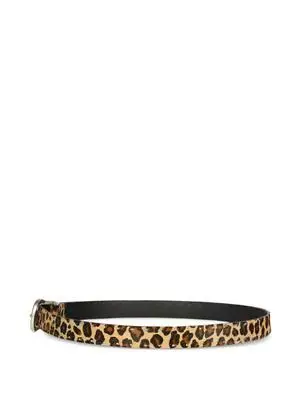 SECOND / LAYER The Doc Leopard-print Belt