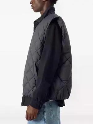 American Vintage Quilted Sleeveless Jacket