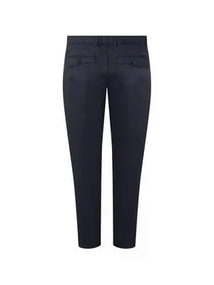 Paul & Shark Logo-charm Slim-fit Trousers - Blue