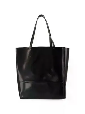 Marni Large Museo Contrast-stitch Tote Bag - Black