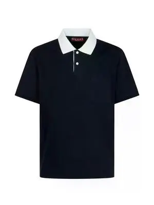 Gucci Short-sleeve Polo Shirt - Blue