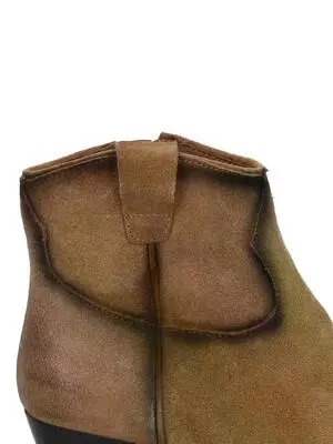 Ash Fame Faded-effect Ankle Cowboy Boots
